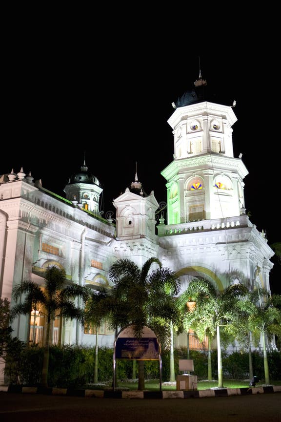 Victorian Mosque at Night stock image. Image of arab, coast - 6811085