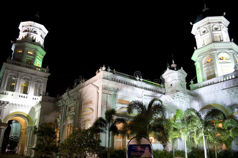 Victorian Mosque at Night stock image. Image of victorian - 6811111