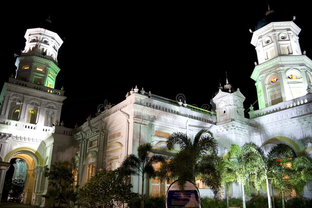 Victorian Mosque at Night stock image. Image of victorian - 6811111