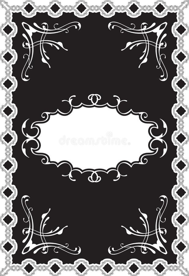 Victorian Art Ornate Scroll Frame Stock Vector - Illustration of ...