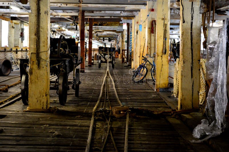Victorian Factory in Old European Town Stock Photo - Image of empty ...