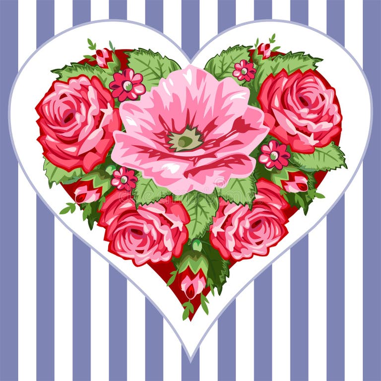 Victorian Valentine Heart Pattern Stock Illustrations – 2,033 Victorian ...