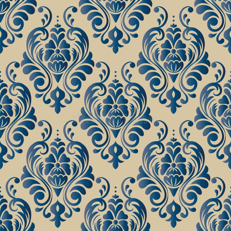 Victorian seamless pattern stock vector. Illustration of ornament ...
