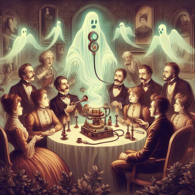 Victorian Seance Stock Illustrations – 6 Victorian Seance Stock ...