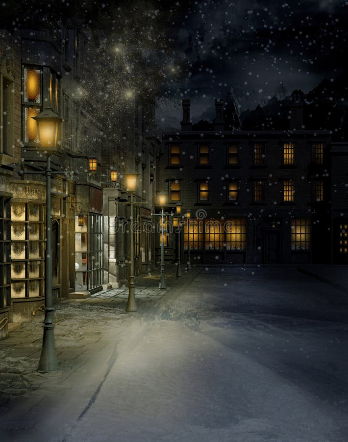 Victorian London Street Night Victorian London During The Night