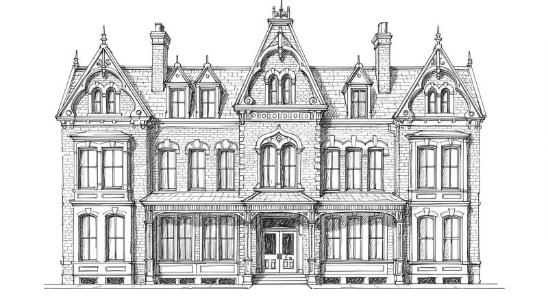 Architectural Drawing Elevation Stock Illustrations – 2,993 ...