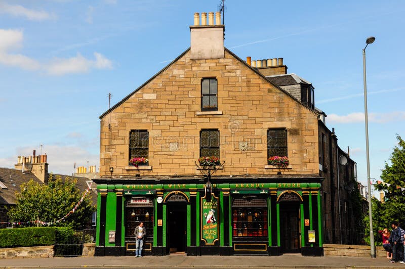 Victorian-style Pub on a Sunny Day in Edinburgh S Old Town Editorial ...