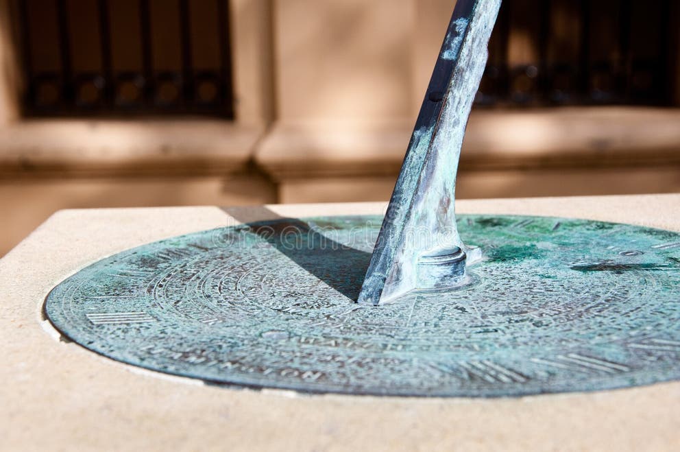 Victorian Sundial stock photo. Image of second, copper - 14124924