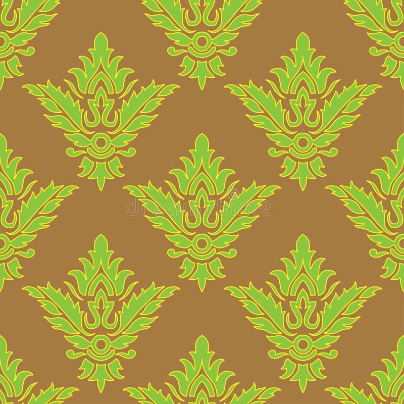 Victorian Vintage Color Pattern Stock Illustration - Illustration of ...