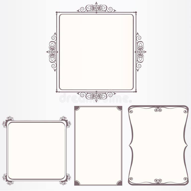 Victorian Frame Clip Art Stock Illustrations – 3,963 Victorian Frame ...