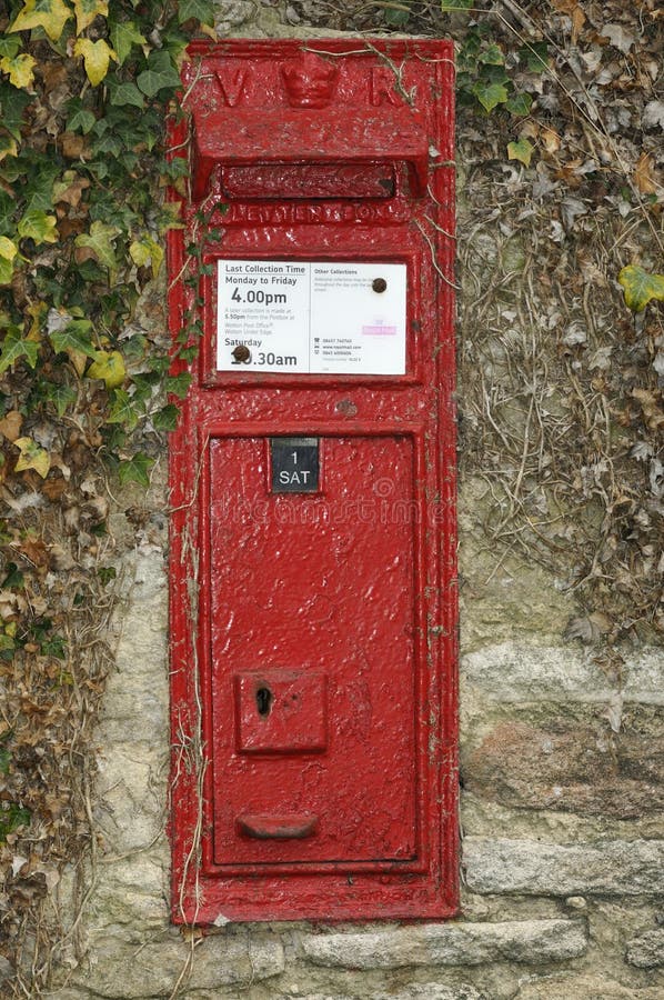 Victorian Wall Mounted Post Box Editorial Image - Image of ...
