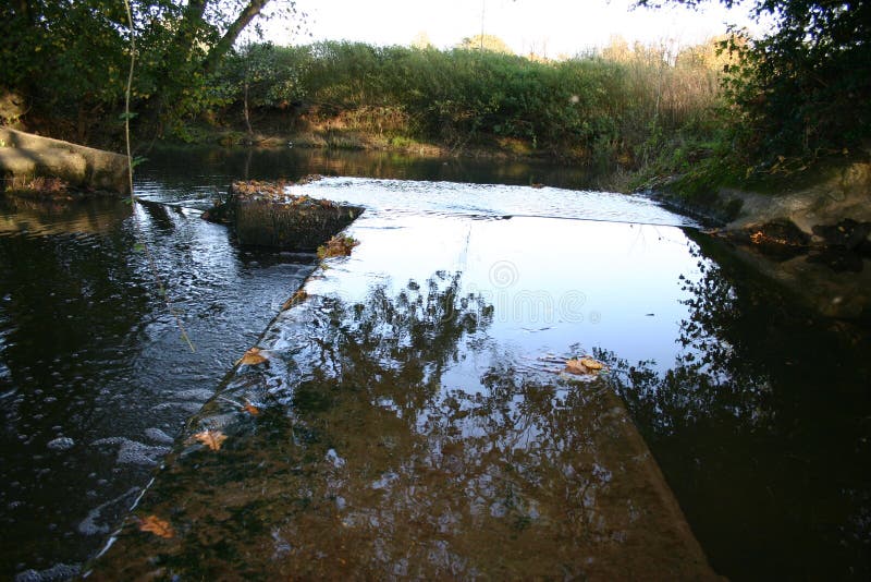 Victorian weir stock photo. Image of weir, river, overflow - 46102116