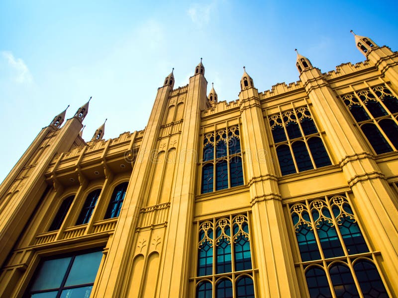 Victorion Architecture Style Building Stock Photo - Image of building ...