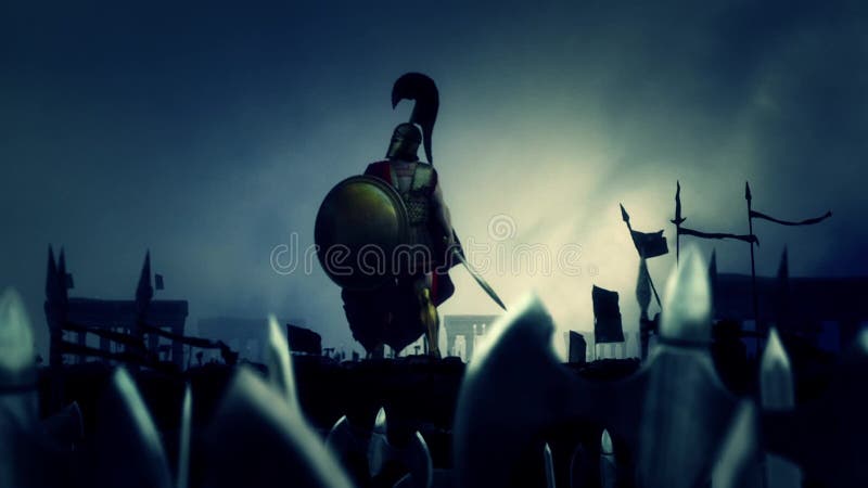 Achilles. Greek Mythology Depiction. Generative AI. Stock Video - Video ...