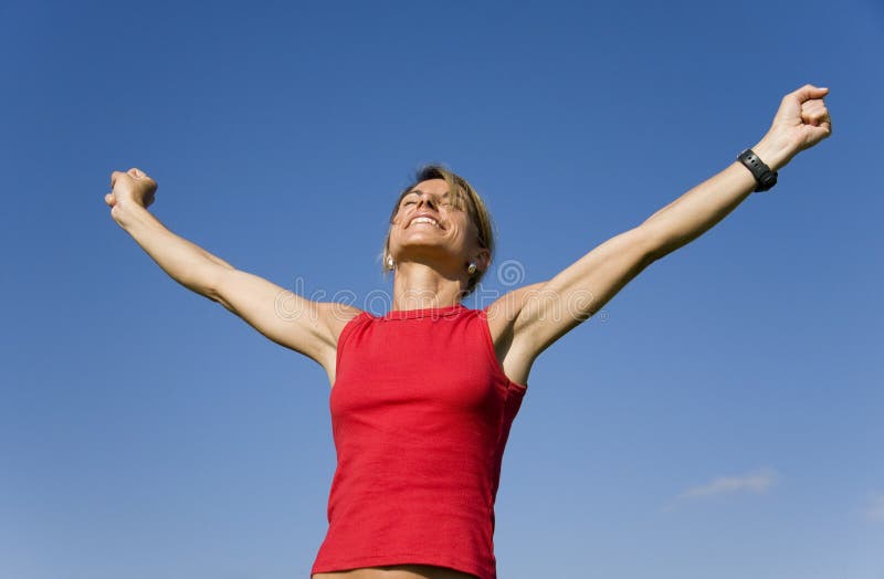 Victory 2 stock photo. Image of leadership, happy, freedom - 4948082