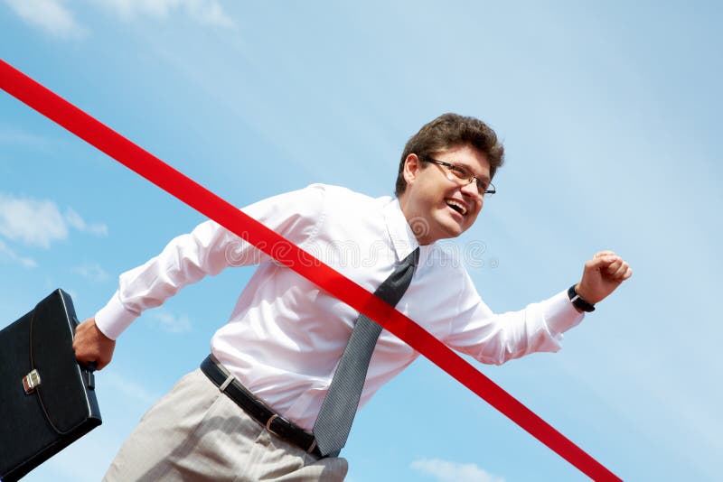 Victory stock image. Image of business, joyful, excited - 14049759