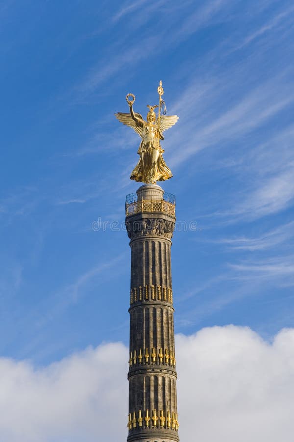 The Victory Column, Berlin stock image. Image of goldelse - 301913593