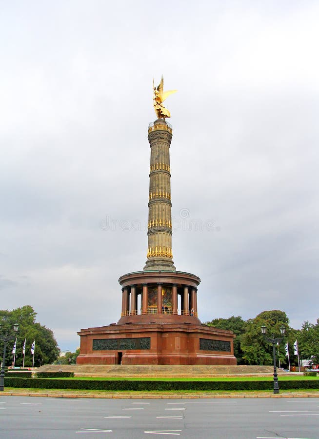 Berlin Victory Column stock photo. Image of column, tourism - 2305134