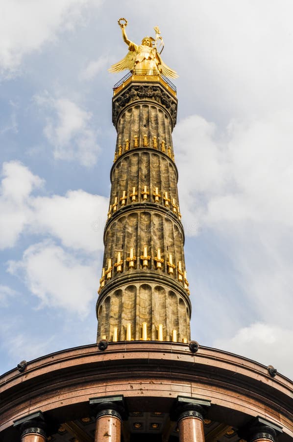 Victory Column, Berlin, Germany Stock Photo - Image of grosser ...