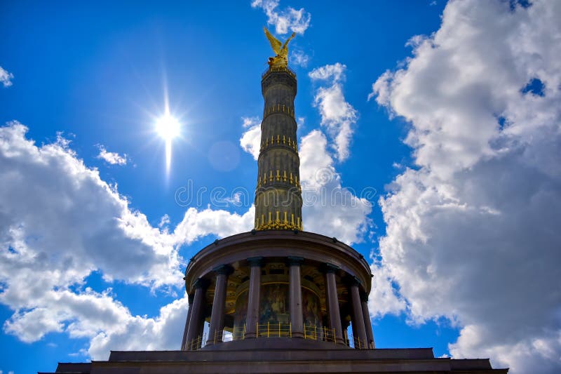 Victory Column in Berlin, Germany Stock Photo - Image of symbol ...