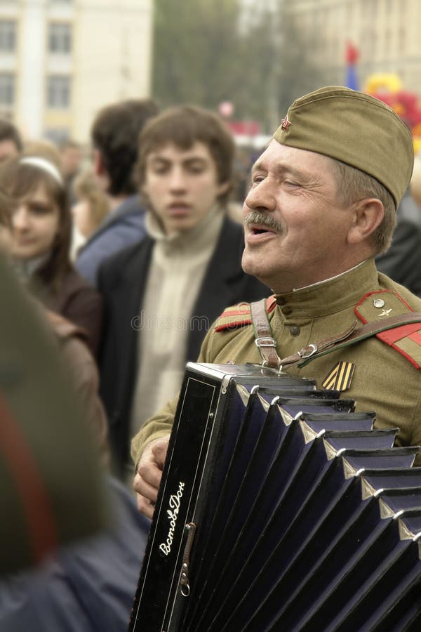 Victory day editorial stock photo. Image of revels, elderly - 4250213