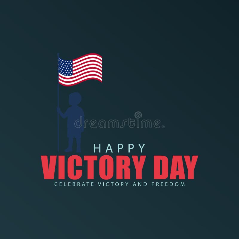 Victory Day Honoring Our Heroes and Heritage Stock Vector ...
