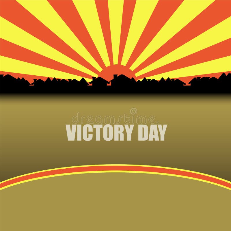 Victory Day stock vector. Illustration of congratulations - 52638761