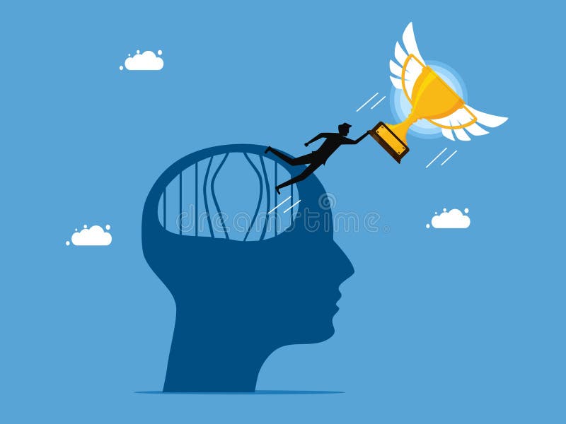 Victory and Freedom. Brave Man Escapes from Brain Prison with Trophy ...