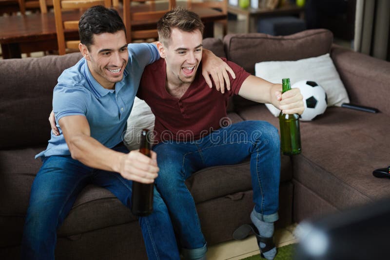 Victory stock photo. Image of happy, toasting, fans, gathering - 84348350