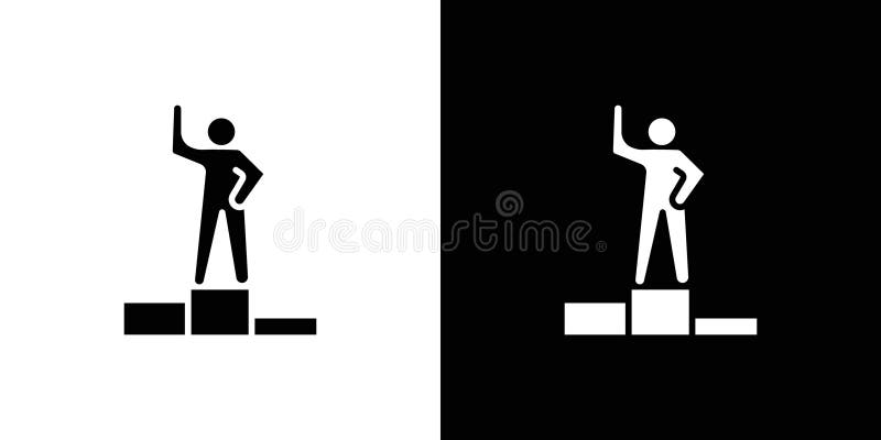 Victory Icon Logo Set Vector Stock Vector - Illustration of reward ...