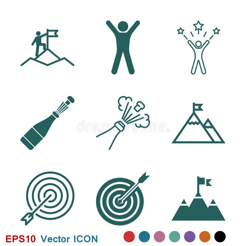 Victory Icon Vector Sign Symbol for Design Stock Illustration ...