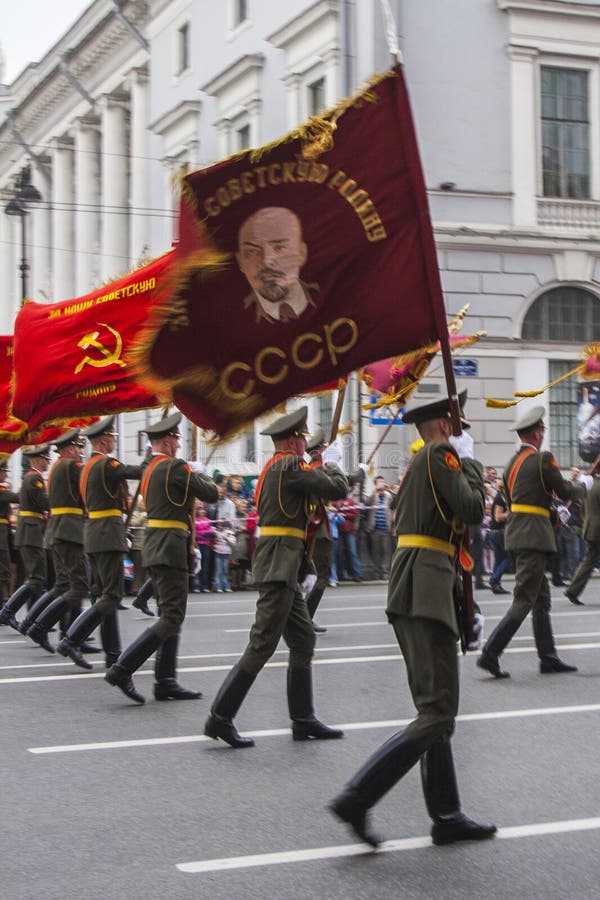 Victory parade in Russia stock image. Image of armed - 90471211