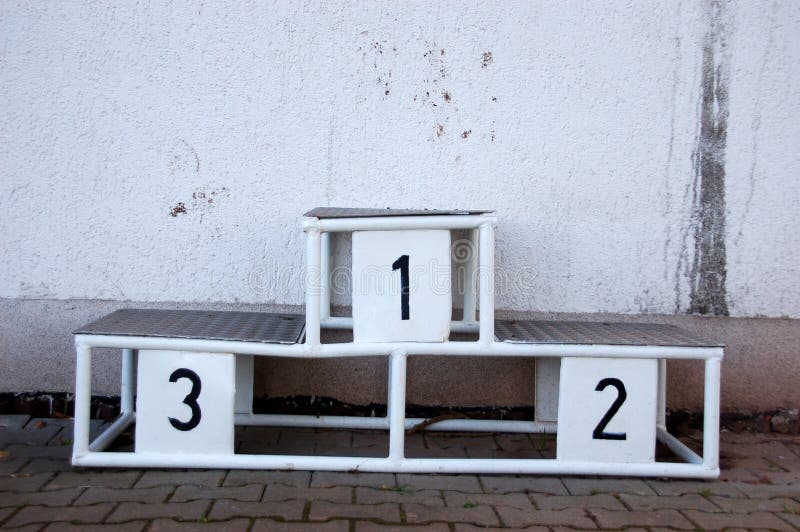 Victory podium stock image. Image of furniture, empty - 4746435