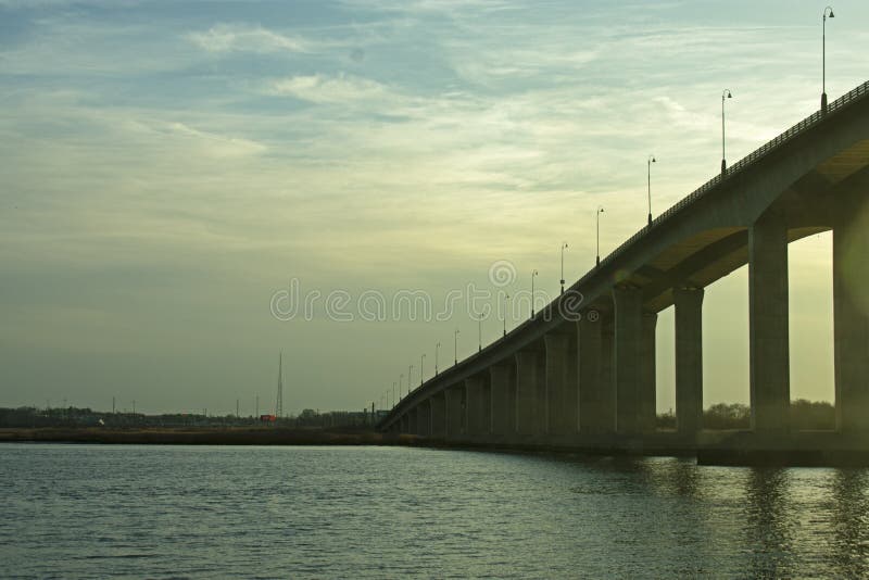Victory (Route 35) Bridge -09 Stock Photo - Image of dusk, shadows ...