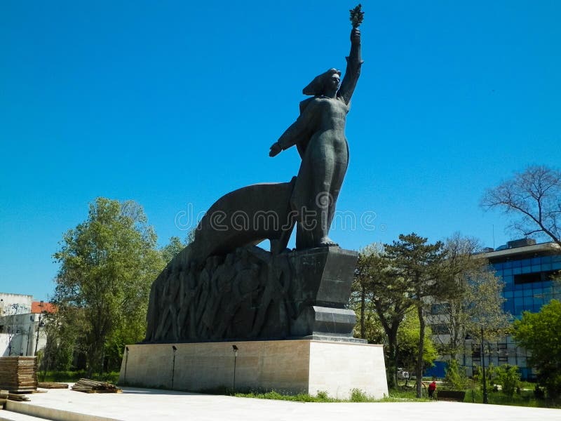 Victory S Monument, Constanta Stock Photo - Image of statue, travel ...