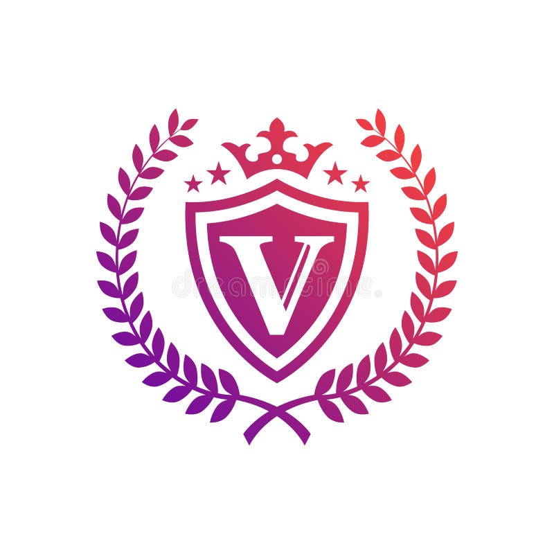 Victory Shield Emblem Royale Illustration de Vecteur - Illustration of ...