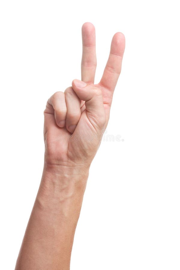Victory hand sign stock image. Image of fingers, whitebackground - 27197509
