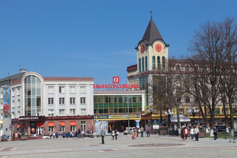 Victory Square imagen de archivo editorial. Imagen de reloj - 53006394