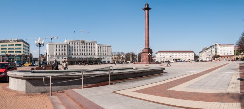 Victory Square in Kiev, Ukraine Editorial Image - Image of street ...