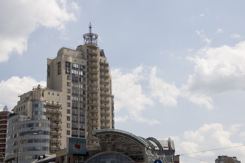 Victory Square in Kiev. Summer Editorial Photography - Image of ...
