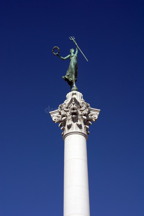Victory Statue Union Square SF Stock Image - Image of downtown ...