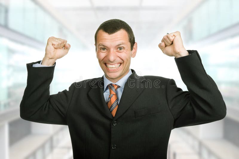 Victory stock photo. Image of businessman, victory, active - 33575754
