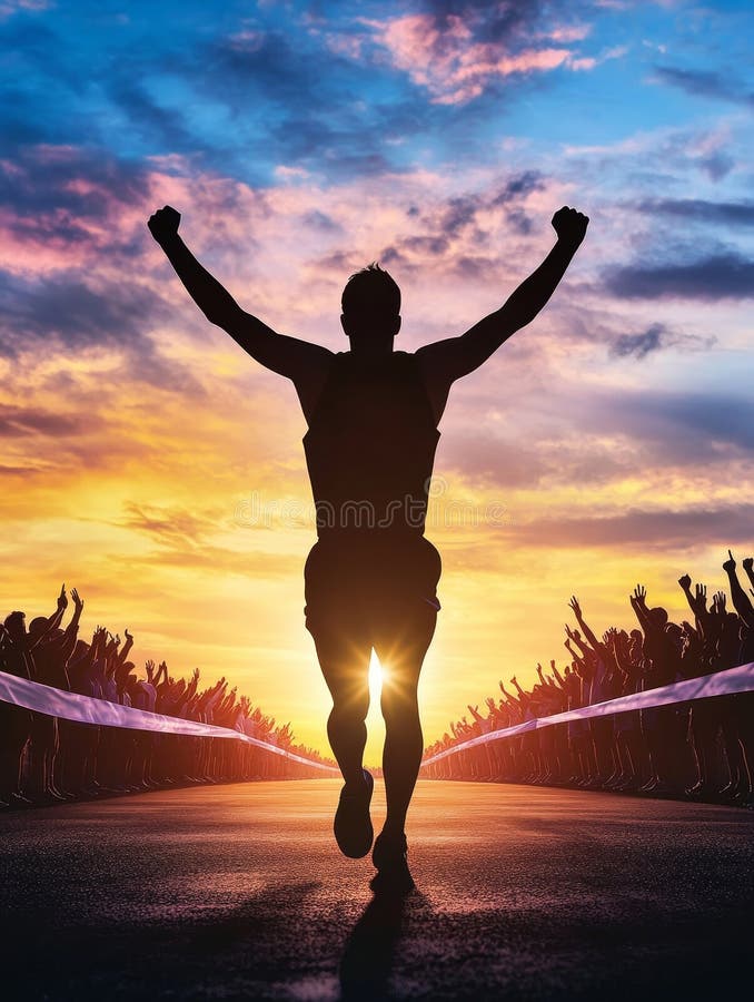 Old Runner Celebrating Running of the Bulls in San Fermin, Vector ...