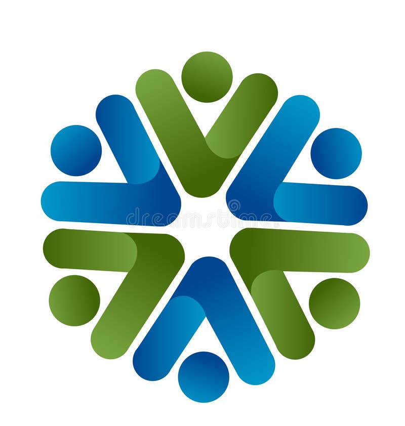 Victory Teamwork People Icon Design Illustration Stock Illustrations ...