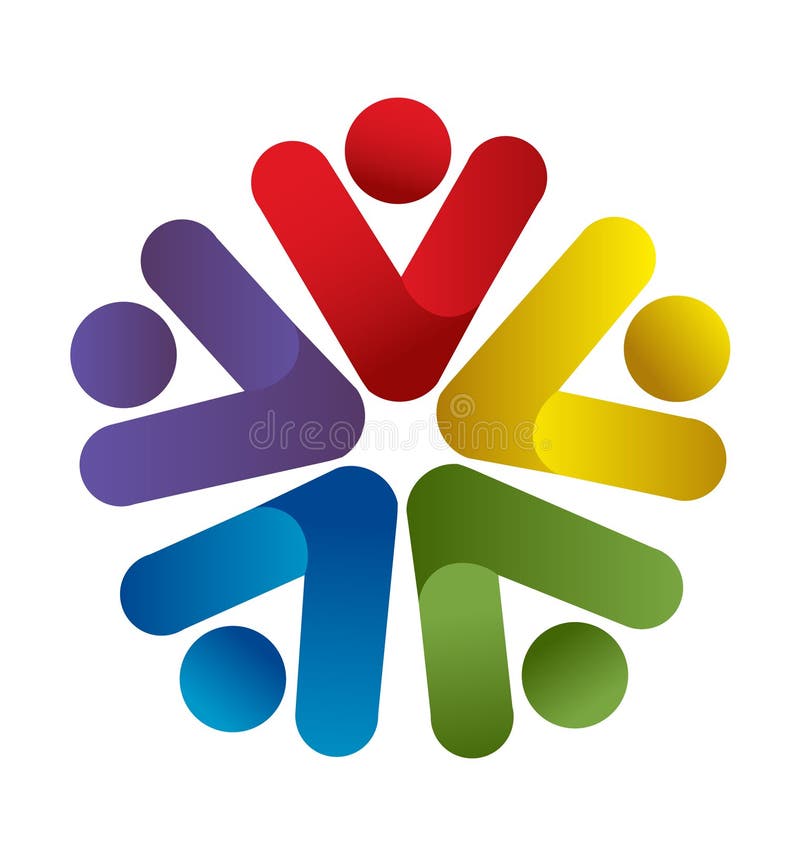 Victory Teamwork People Icon Stock Vector - Illustration of industry ...