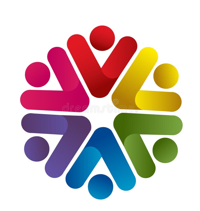 Victory Teamwork People Icon Stock Vector - Illustration of human ...