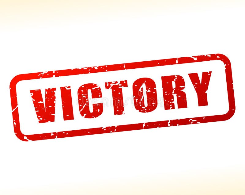 Victory text stamp stock vector. Illustration of sticker - 107551182