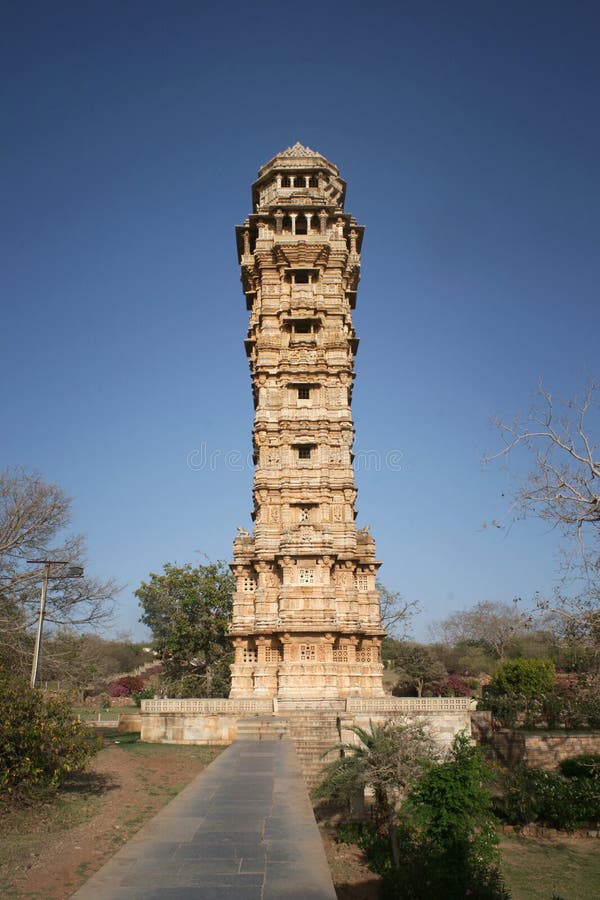 The Victory Tower for the Victory of the Raja in the Battle. Stock ...