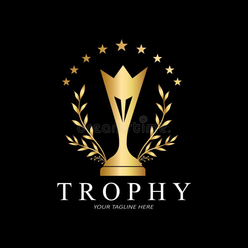 Victory Trophy Logo Design, Competition Award Icon Vector Stock Vector ...