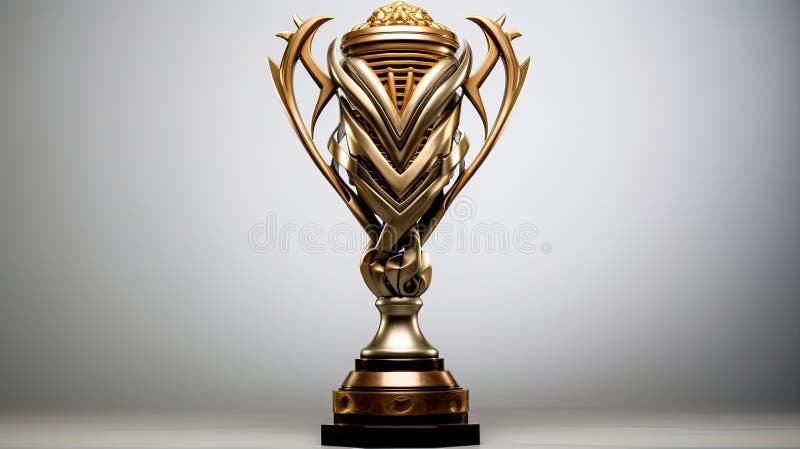 Victory with a Trophy, the Trophy S Intricate Details with High ...